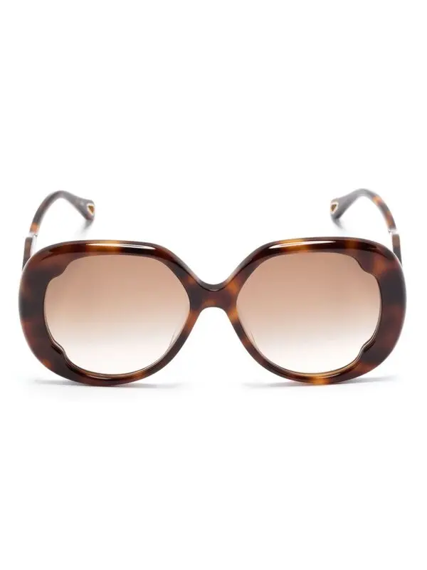 Chloé Oversized Sunglasses - Brown