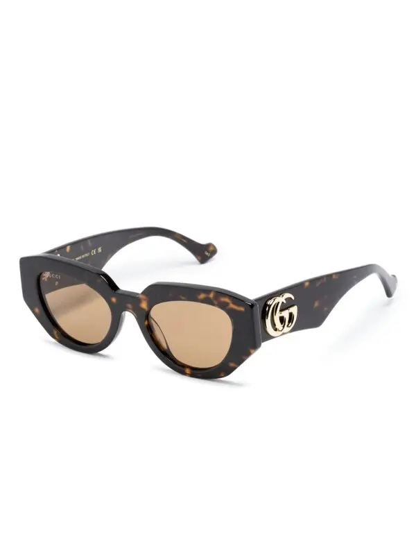 Gucci Geometric Frame Sunglasses