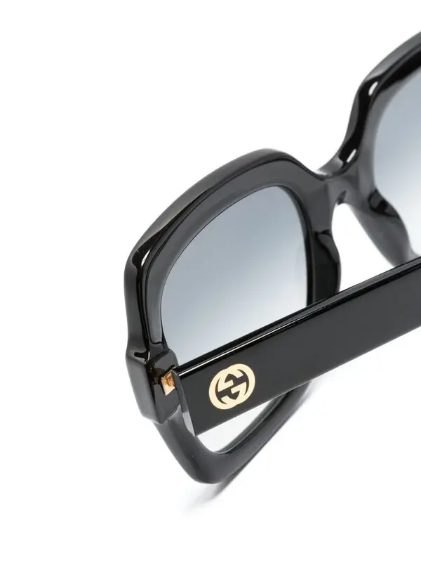 Gucci Oversized Logo-arm Sunglasses