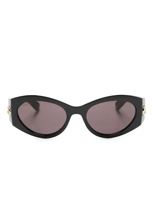 Gucci Double G Cat-eye Sunglasses - Black