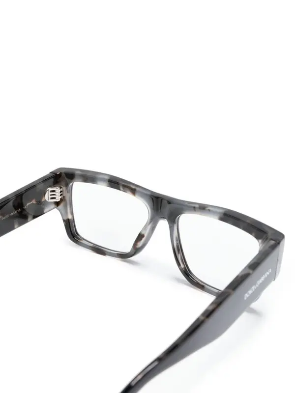 Dolce & Gabbana Rectangle-frame Glasses - Black