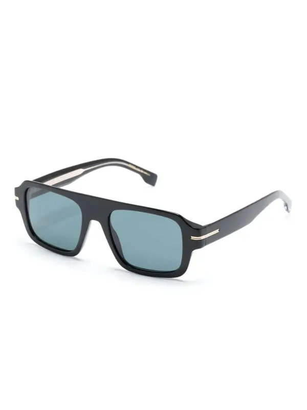 BOSS Rectangle Tinted Sunglasses