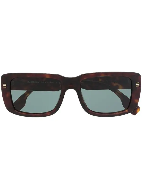 Burberry Tortoiseshell Square Frame Sunglasses - Brown
