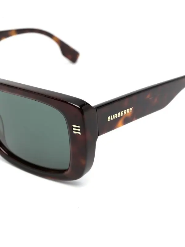Burberry Tortoiseshell Square Frame Sunglasses