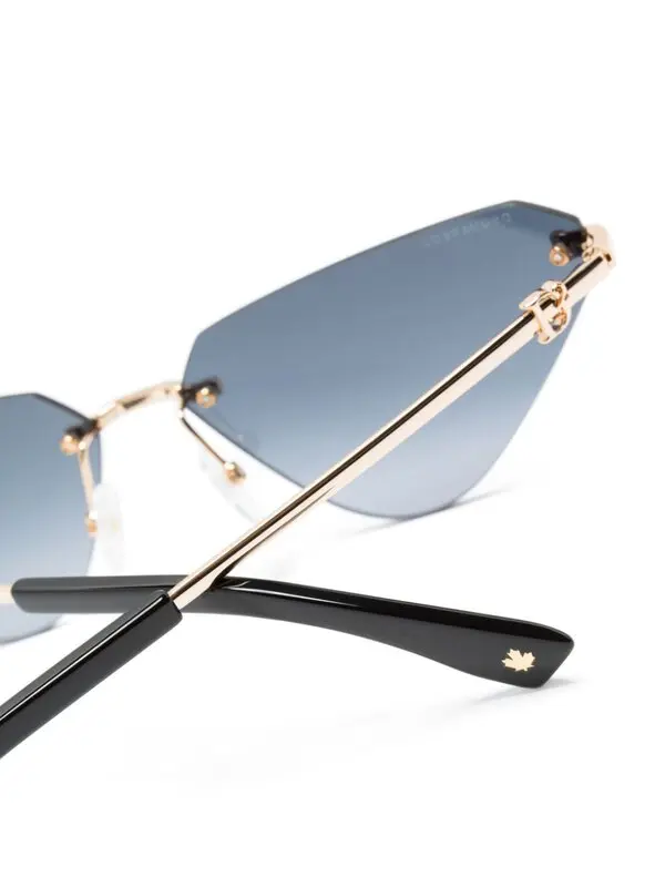 Dsquared2 Cat-eye Frame Sunglasses - Black