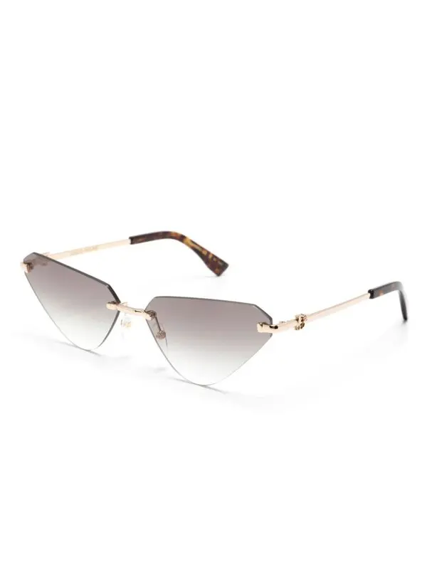 Dsquared2 Cat-eye Frame Sunglasses - Gold