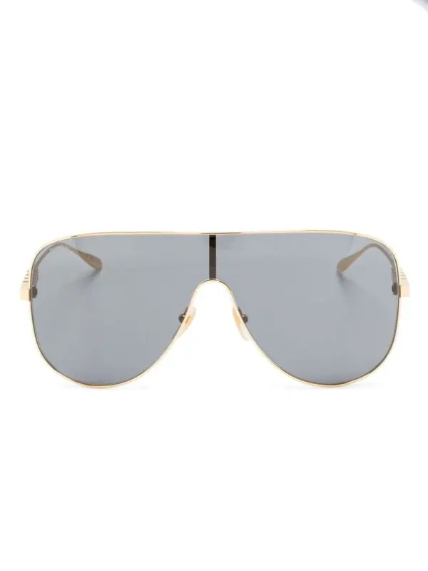 Gucci Pilot Frame Sunglasses - Gold