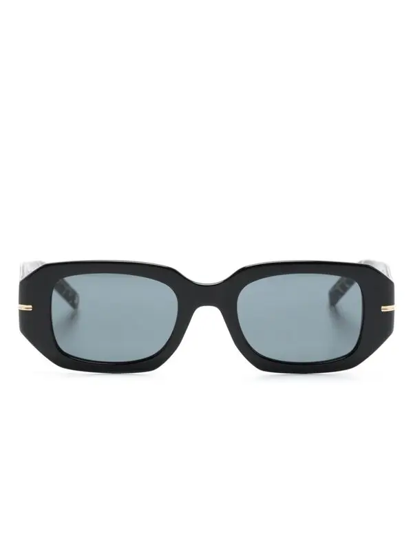 BOSS Rectangle Sunglasses - Black
