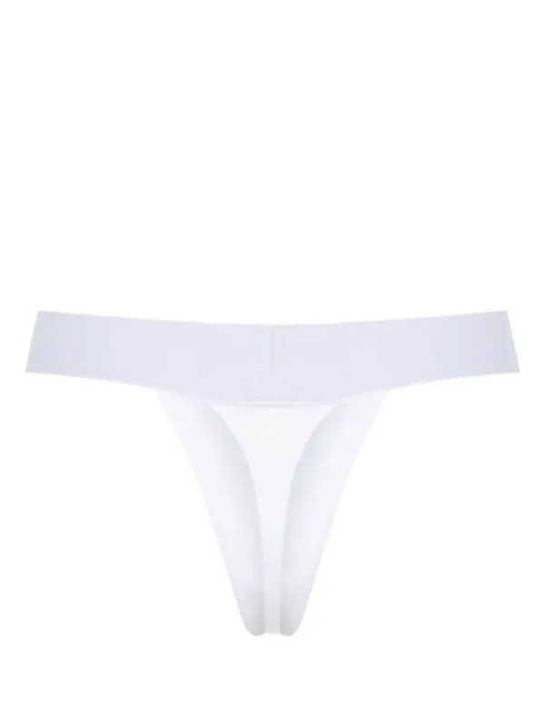 Palm Angels Logo-waistband Jersey Thong