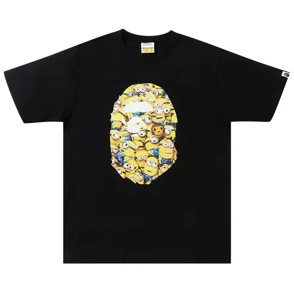 A BATHING APE X Minions Tee 09 - Black