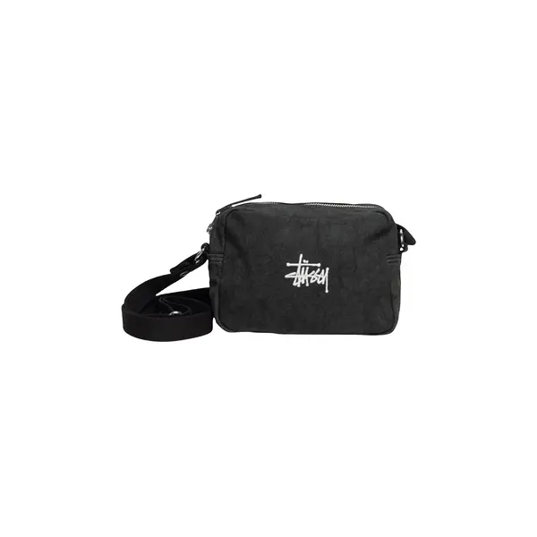 StÜssy Canvas Side Pouch - Black