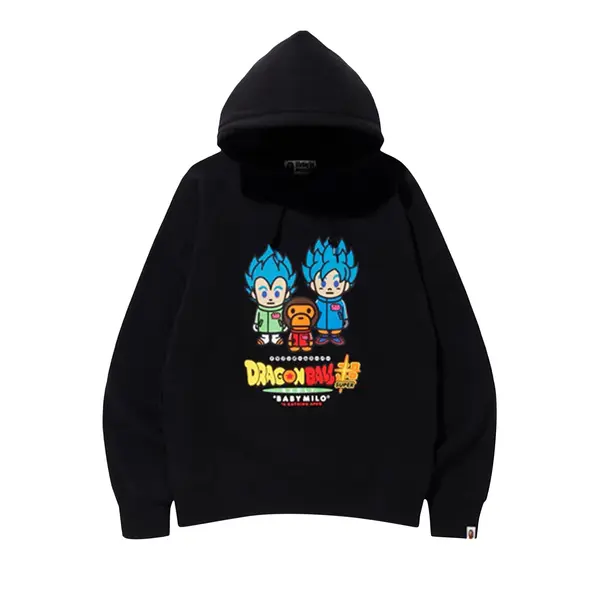 A BATHING APE X Dragon Ball Z Super Son Goku & Vegeta Hoodie - Black