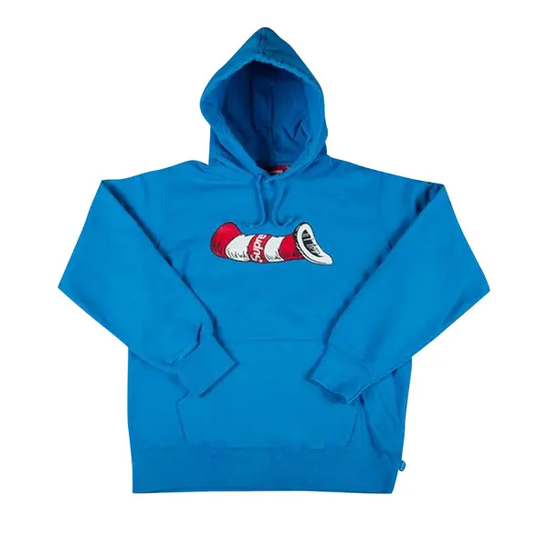 Supreme Cat In The Hat Hooded Sweatshirt - Blue