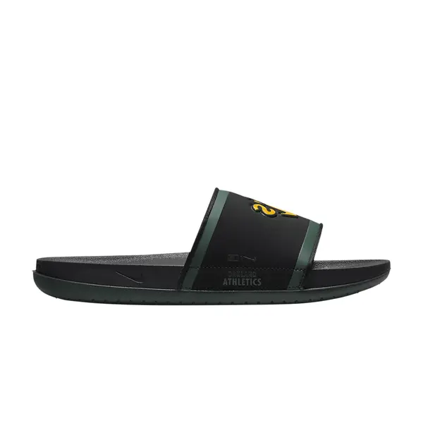 Nike Mlb X Offcourt Slide 'oakland Athletics - Black