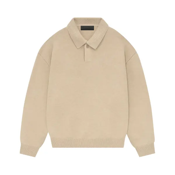 Fear Of God Knit Polo - Tan