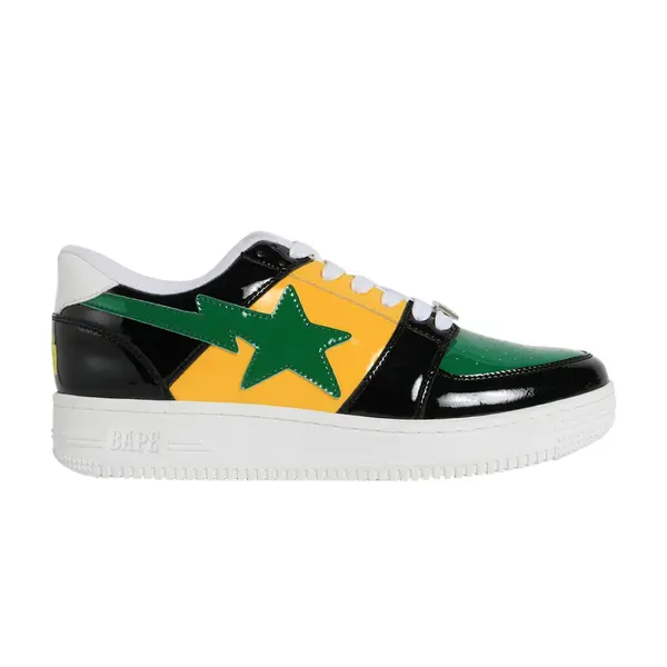 A BATHING APE Sta Color Block Sneakers - Green
