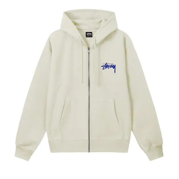 StÜssy Sara Zip Hoodie - Cream