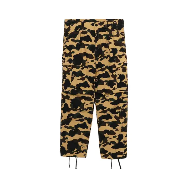 A BATHING APE 1st Camo 6 Pocket Pants - Yellow