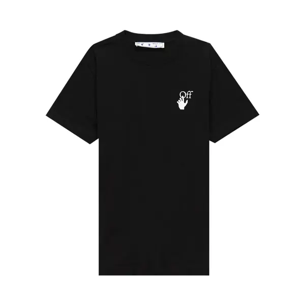 Off-White Marker Short-sleeve Slim Tee /fuchsia
