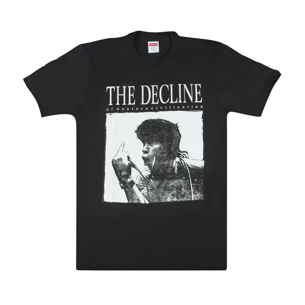 Supreme Decline Of Western Civilization T-shirt - Black