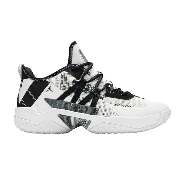 JORDAN One Take 2 'marble' Sneakers - White