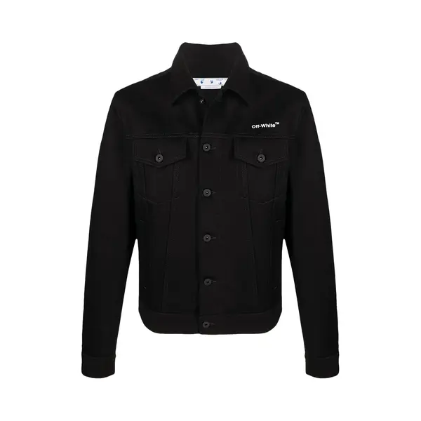 Off-White Diag Tab Slim Denim Jacket