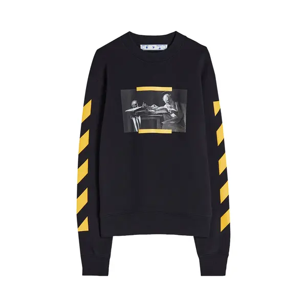 Off-White Caravaggio Painting Slim Crewneck - Black