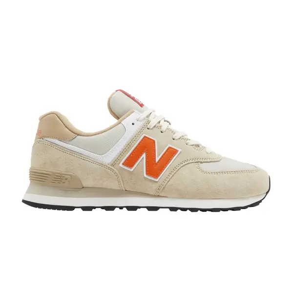 NEW BALANCE 574 'chicken Bone Orange - Cream