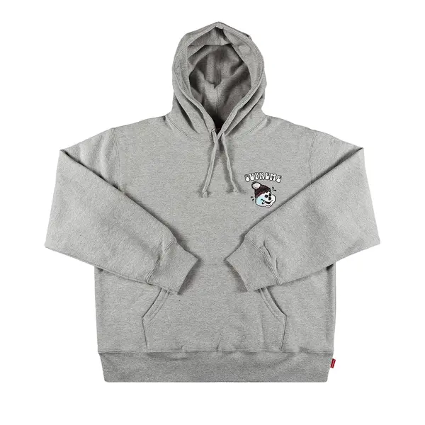 Supreme Snowman Hooded Sweatshirt - Grey