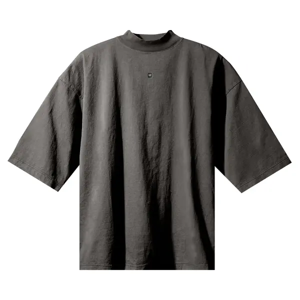 Yeezy 3/4 Sleeve Logo Tee - Grey