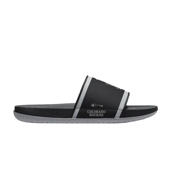 Nike Mlb X Offcourt Slide 'colorado Rockies - Black