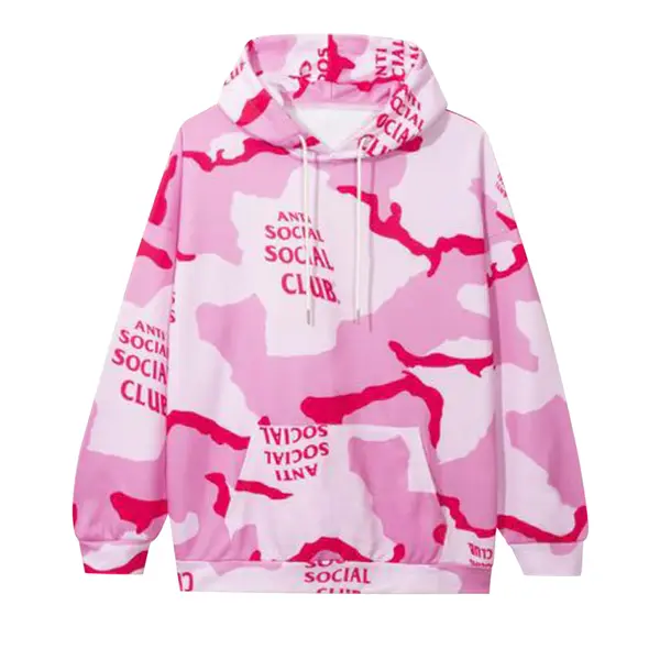 ANTI SOCIAL SOCIAL CLUB Cotton Candy Camo Hoodie - Pink