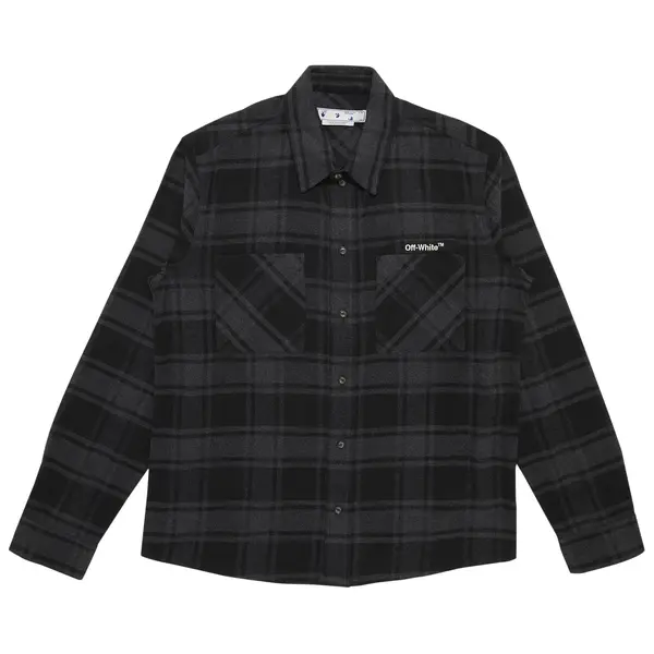 Off-White Outline Arrows Flannel Shirt