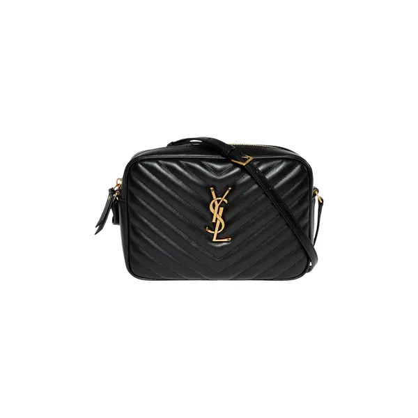 Saint Laurent Lou Quilted Camera Bag - Black