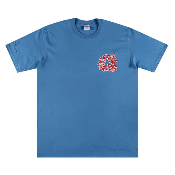 Supreme Support Unit Tee 'dusty Light Royal - Blue