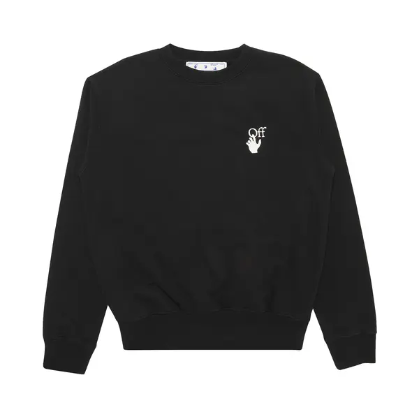 Off-White Caravaggio Lute Slim Crewneck - Black