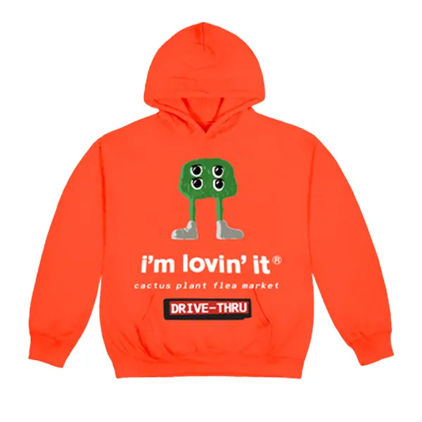 CACTUS PLANT FLEA MARKET X Mcdonald's Fry Guy Hoodie - Orange