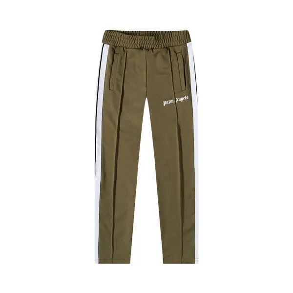 Palm Angels Slim Track Pants 'military/white - Green