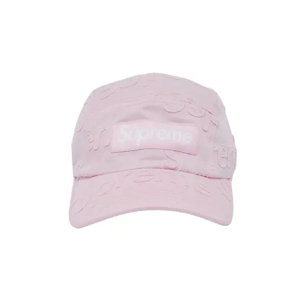 Supreme Lasered Twill Camp Cap - Pink