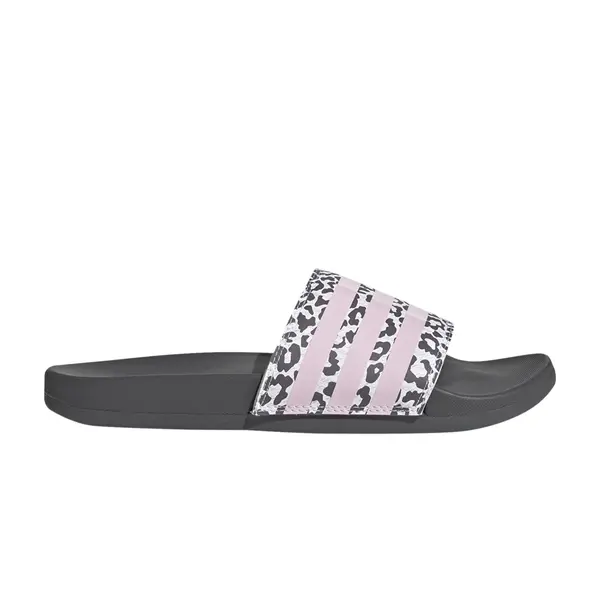 Adidas Wmns Adilette Comfort Slide 'clear Leopard - Pink