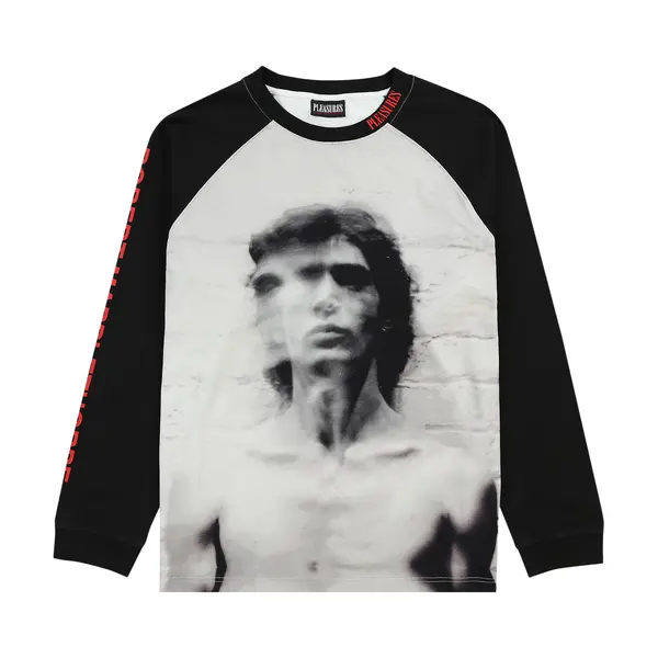 PLEASURES Self Portrait Raglan Long-sleeve - Black