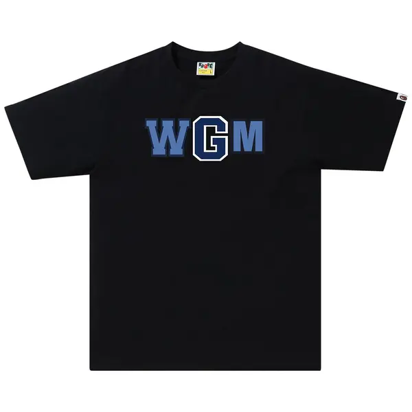 A BATHING APE Color Camo Wgm Milo Shark Tee - Black