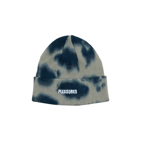 PLEASURES Impact Dyed Beanie - Grey