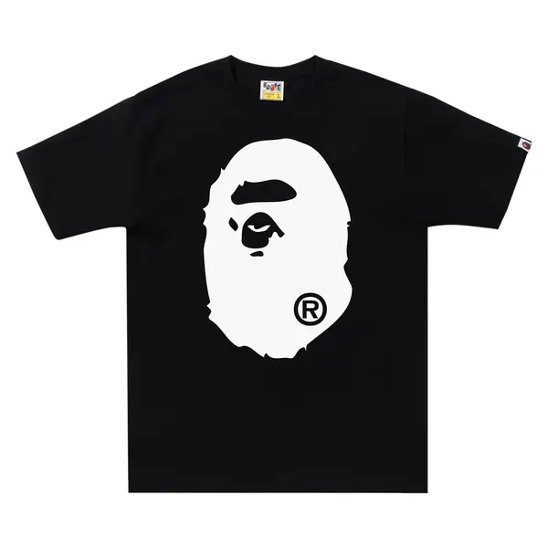 A BATHING APE Bicolor Big Ape Head Tee