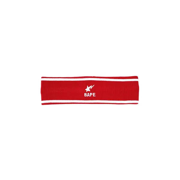 A BATHING APE Bapesta Headband - Red