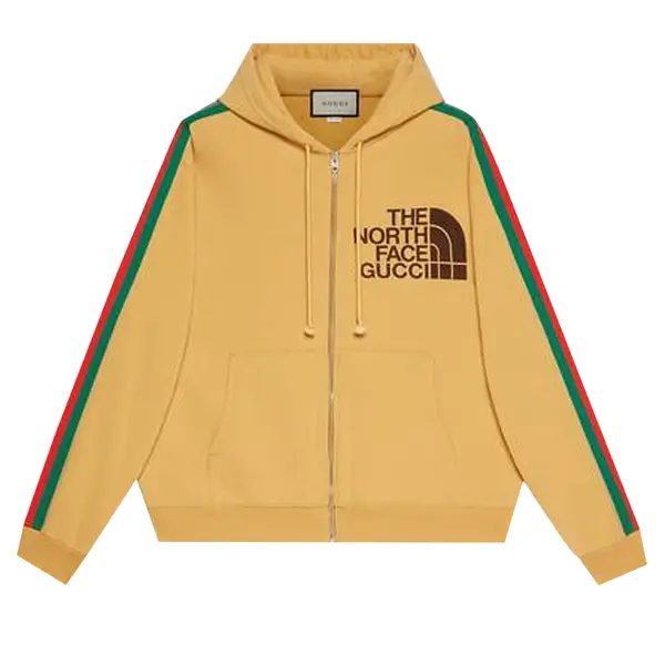 The North Face X Gucci Web Print Cotton Sweatshirt