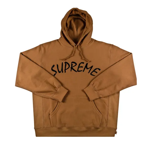 Supreme Ftp Arc Hooded Sweatshirt - Brown