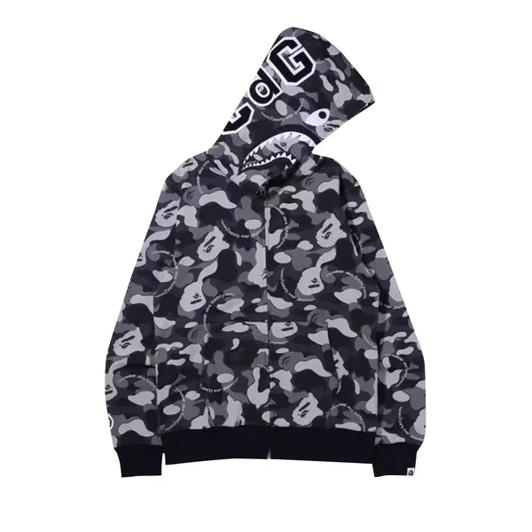 A BATHING APE X Comme Des Garçons Osaka Shark Full Zip Hoodie