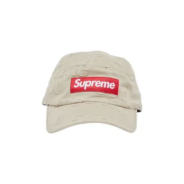 Supreme Lasered Twill Camp Cap - Tan