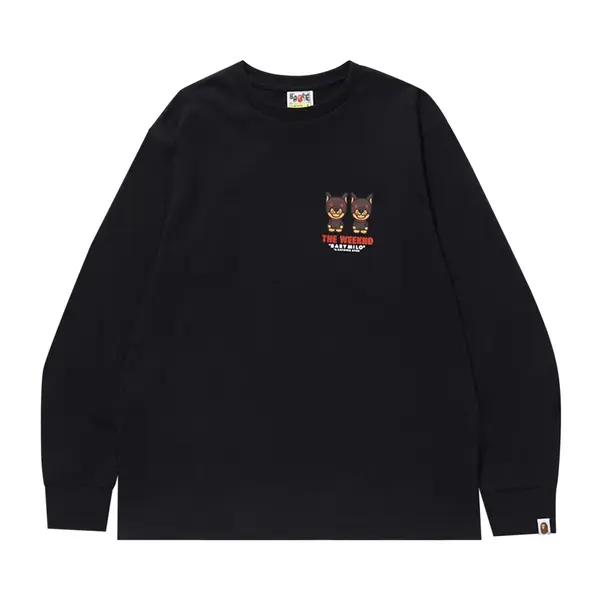A BATHING APE X Xo The Weeknd Long-sleeve Tee - Black